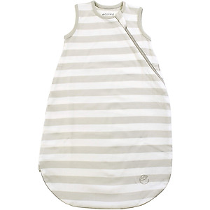 Ecolino Organic Cotton Baby Sleep Sack - 2-Way Zipper Baby Wearable Blanket - Toddler Sleeping Bag Sack - 18-36 Months - Silver