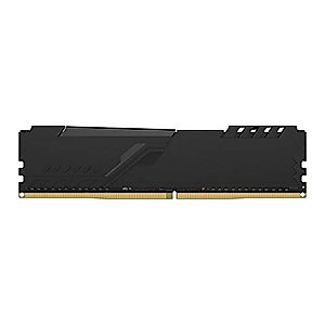 HyperX Fury 32GB 3200MHz DDR4 Ram CL16 DIMM Black Desktop Memory with low-profile heat spreader