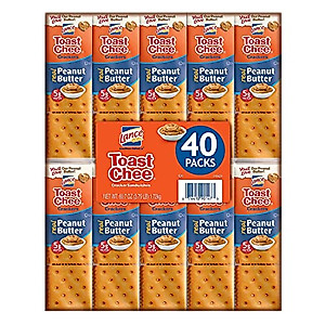 Lance Toast Chee Peanut Butter Crackers, 2 pack of 20 (40 ct.)