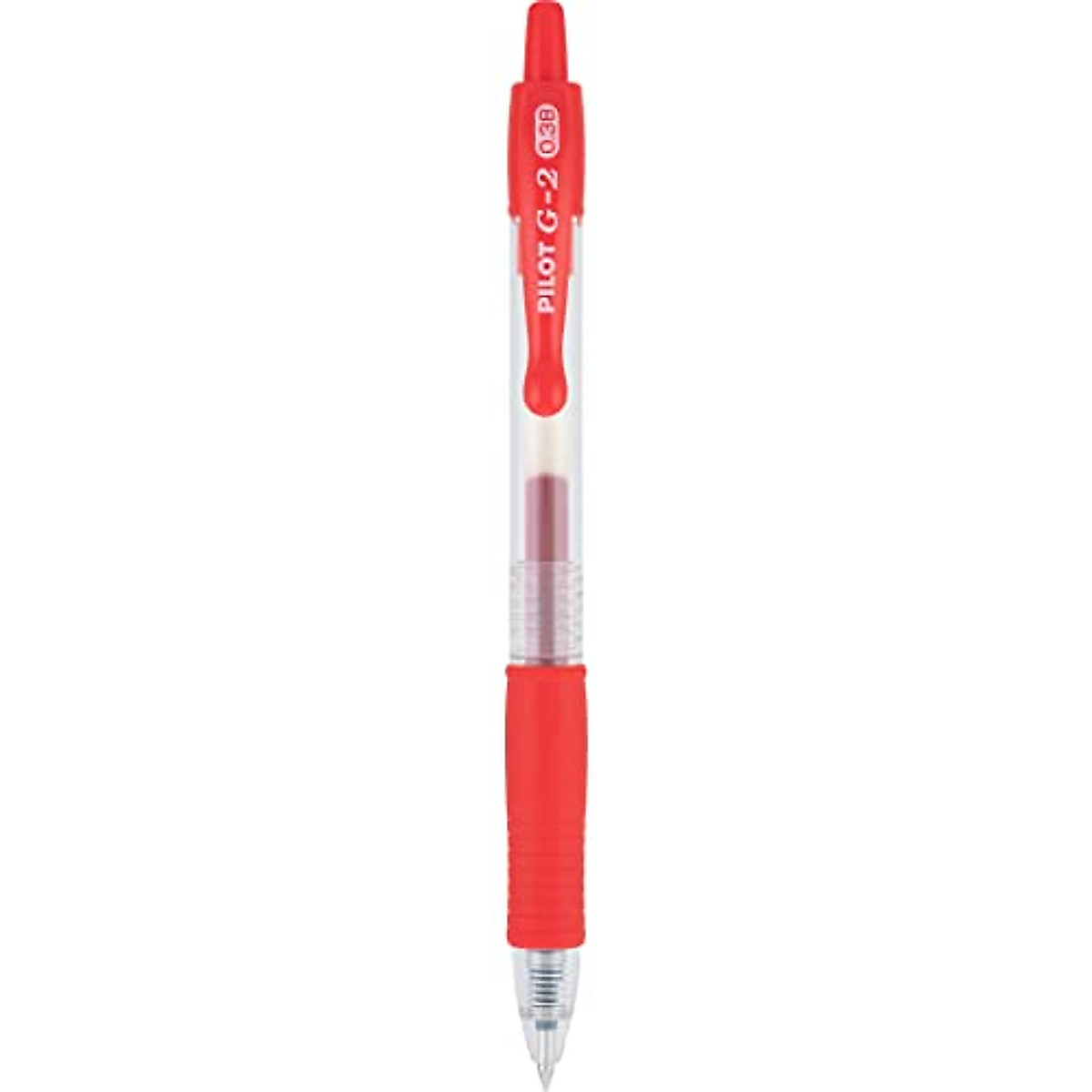 PILOT G2 Premium Refillable & Retractable Rolling Ball Gel Pens, Ultra Fine Point, Red Ink, 12-Pack (31279)
