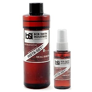 Make Your Day Bob Smith Industries BSI Insta Set Accelerator, 8 Ounce and 2 Ounce Spray Bottle (Pack of 2) Paintbrushes