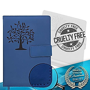 The Tree Of Life Journal | 5x8 Inches, 200 Lined Pages, Magnetic Clasp, Refillable | Diary, Cute Notebook Journal, Personal Journal for Women or Men