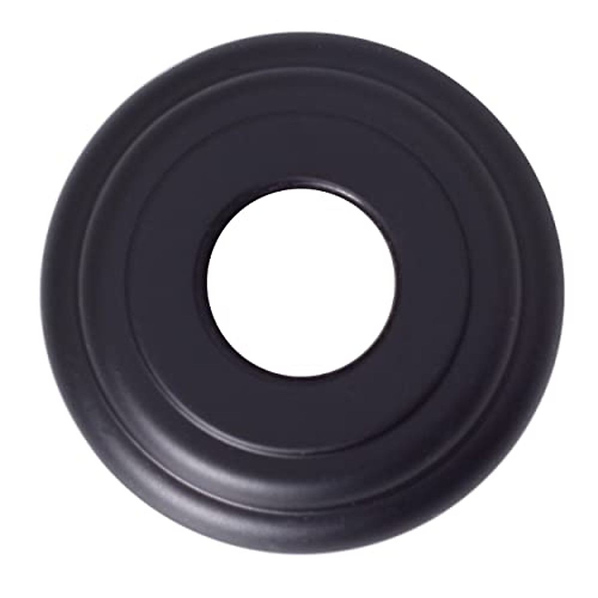 Westbrass 1/2" IPS x 12" Ceiling Mounted Shower Arm with Flange, Matte Black, D3612A-62