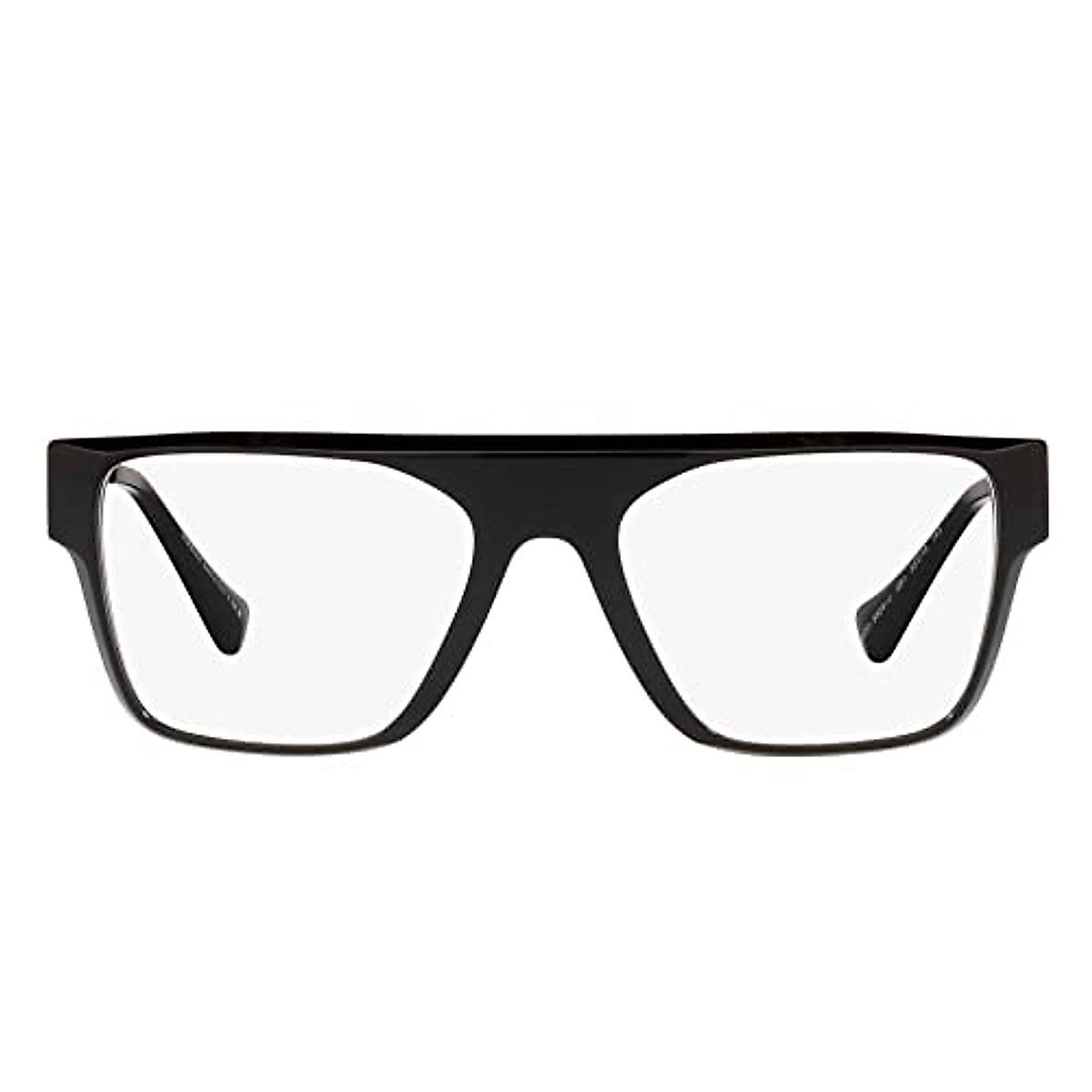 Versace VE 3326U GB1 Black/Gold Plastic Rectangle Eyeglasses 55mm