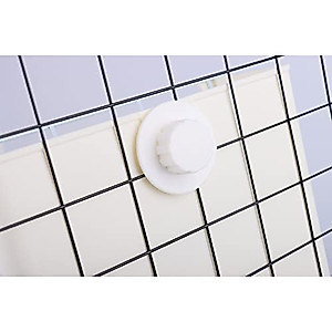 RUBYHOME Hay Feeder for Rabbits, Guinea Pigs, and Chinchillas - Minimize Waste and Mess with 9 1/4" x 3 3/4" x 8" Hanging Alfalfa and Timothy Hay Dispenser (White)