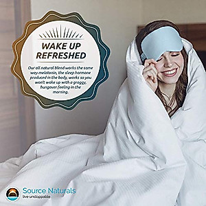 Source Naturals Melatonin, Dietary Supplement That Supports Sleep* 5 mg - 200 Orange Flavored Lozenges