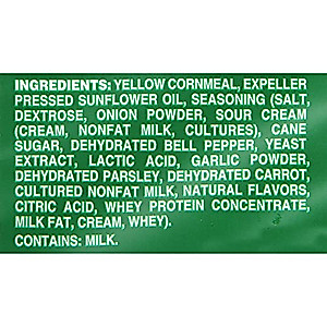 Sensible Portions Garden Veggie Sour Cream & Onion Flavored Baked Corn Puffs, 3 oz (Pack of 6)