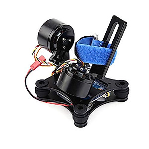 RC Drone Camera Gimbal, Metal Brushless Gimbal Board BGC 2.2 for 3/3+ / 4 Camera RC Drone Quadcopter Component Part Accessory(Black)