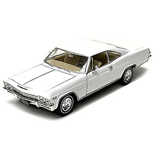 1965 Chevy Impala SS 396 White NEX Models 1/24 Diecast Model Car by Welly 22417W-WH
