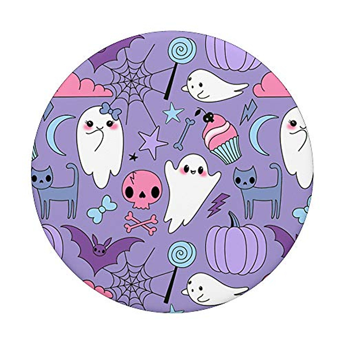 Pastel Goth Halloween Witchy Magical Spiritual Kawaii Ghost PopSockets Swappable PopGrip