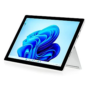 Microsoft Surface Pro 7+ Tablet 12.3 Inch PixelSense Touchscreen Display, Intel Core i5-1135G7 CPU, 8GB RAM, 128GB SSD, Wi-Fi + Bluetooth, Windows 10 Home, Platinum 1XK-00001 (Renewed)