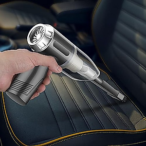 Portable Car Vacuum Cleaner Handheld Vacuums Rechargeable DustBusters Vehicles Dry Wet Electric Dust Cleaning Tool Electric Mops Powerful Cyclonesuction For Floor Cleaning Laminate Kids Dog Hair Robot