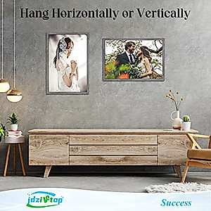 18 x 24 Frame Rustic Grey, 18 by 24inch Poster Frame Distressed Gray, Large Retro Natural 24x18 Gallery Family Concert Portrait Picture Photo Frame, Anniversary Wedding Thank you Christmas Gift