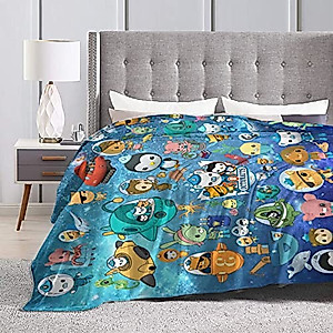 Flannel Throw Blanket Super Soft Fuzzy Bed Blankets Warm Winter Blankets for Bedroom Sofa 50"x40"