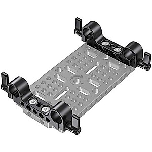 SMALLRIG Super Lightweight 15mm Railblock with 1/4"-20 Thread for RED and Other 15mm DSLR Camera Rig - 942