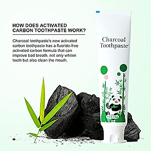 Charcoal Toothpaste Natural White Toothpaste for Whitening Teeth