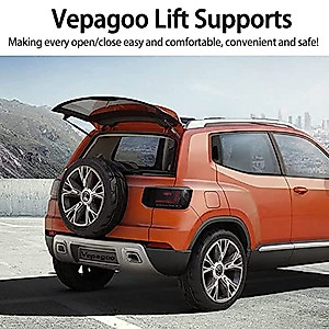 Vepagoo 6421 Rear Window Glass Gas Struts Shocks for Ford-Excursion 2000-2005 1.5" Higher Than OEM, 013960, PM2019EX，Set of 2