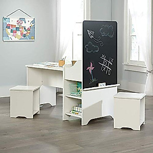Sauder Pinwheel Kids Activity Center, Soft White finish