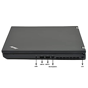 Lenovo Thinkpad P50 15.6 Workstation, Quad Core i7 6820HQ 2.7Ghz, 32GB DDR4, 1TB NVMe SSD, 1080P Full HD, Quadro M2000M 4GB GDDR5, Thunderbolt 3, HDMI, Webcam, Windows 10 Pro (Renewed)
