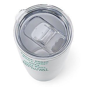 CafePress Knock Knock HIPAA 16 Oz Stainless Steel Travel Mug 20 oz. Insulated Stainless Steel Coffee Tumbler