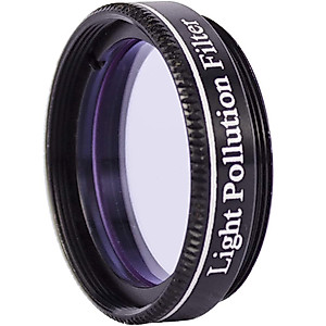 SOLOMARK 1.25" Light Pollution Filter for Telescopes, Optical Glass Reduction for Night Sky/Star