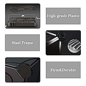 Jomifin Shoe Rack Storage Cabinet with Doors, Key Holder, Portable Shoes Organizer, Expandable Standing Rack, Storage 32-64 Pairs Shoes, Boots, Slippers (2x8 tier) (Black)