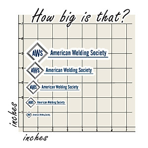 American Welding Society Stickers, Construction Stickers, Hard Hat Stickers, Metal Stickers, Water Assistant Die-Cut Vinyl Decals for Laptop, Phone, Guitar, Water Bottles, Kindle Stickers