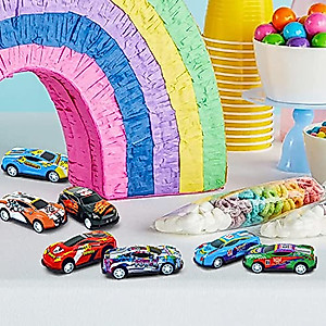 Vileafy 30 Mini Pull Back Race Cars Party Favors for Kids 4-8 Years Old, Bulk Small Car Toys for Classroom Treasure Box, Kids Prizes, and Pinata Fillers