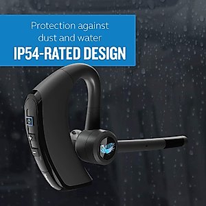 BlueParrott M300-XT in Ear Bluetooth Headset with Noise Cancelling Microphone for iOS & Android Bundle with Blucoil 1080p USB Webcam, USB Conference Speakerphone, and 3' USB Extension Cable