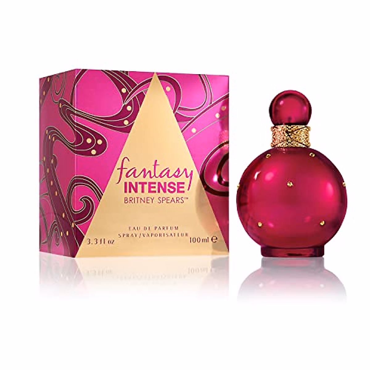 Britney Spears Fantasy Intense, Eau De Parfum ,Intense EDPI Spray for Women, 3.3 Fl Oz