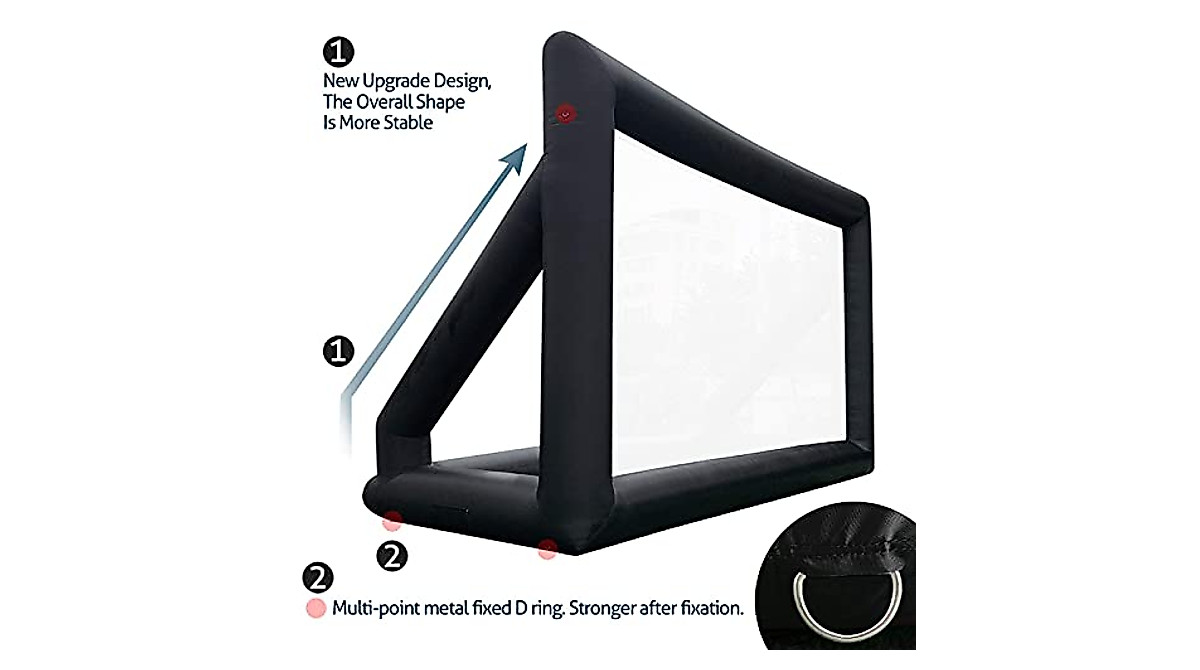 TKLoop 20 Ft Inflatable Movie Screen for Outdoor Cinema
