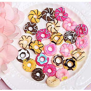 happyblockbuilder LPS Accessories Miniature Dollhouse Compatible with Littlest Pet Shop and Barbie Food Drink Craft Sets Random Gift Bag Lots; Pets NOT Included… (Pastry 6pc.)