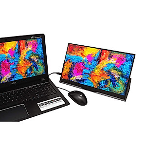 V7 L156TCH-1G 15.6" LCD Touchscreen Monitor - 16:9-15 ms, Glossy Silver