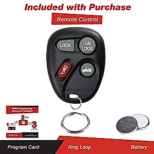New Keyless Entry Remote Key Fob for 10443537