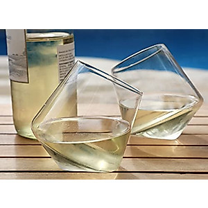 Stemless Wine Glasses Set of 2 Aerating wine glasses Elegant Wine Glasses Stemless large wine glass CulinexCo.com Red Wine Glass Tumbler stemless wine glass set cup wine cups non drip no spill glass