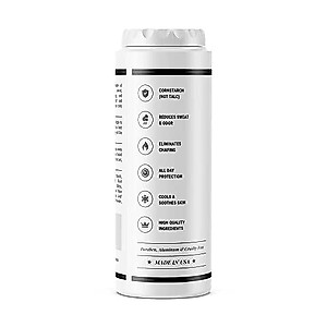 Pete & Pedro BODY & BALL POWDER (Fresh Scent), Talc-Free Men’s Body Powder Deodorant for Men, Sweat Absorbs Blocks Odor, Hygiene for Groin Area, Ideal For Gym & Daily Use | Seen on Shark Tank, 5 oz