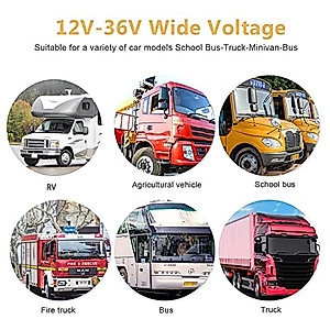 RV Backup Camera Wireless HD 1080P 2 Infrared Night Vision Bluetooth Rear View Cam 7‘’DVR Touch Key Monitor Kit Adapter for Furrion Pre-Wired RV Trailer Truck Camper Van Crane 4 Channels DAJKRTIA K7