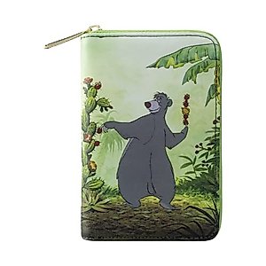 Loungefly Disney Wallet: The Jungle Book - Baloo Wallet, Amazon Exclusive, Multicolor