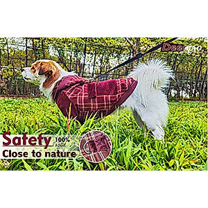 DeerBAO Puppy Plaid Hoodie pet Clothing cat Hoodie Fashionable and Cute for Small Dogs Small Cats (Small)