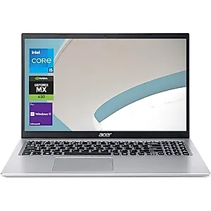 acer Aspire 5 A515 Business Laptop, 15.6" FHD Display, Intel Core i5-1135G7, NVIDIA GeForce MX450, 16GB RAM, 512GB SSD, Webcam, Backlit KB, HDMI, RJ-45, Wi-Fi 6, Windows 11 Pro, Silver
