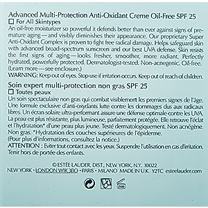 Estee Lauder Daywear Advanced Multi Protection Anti Oxidant Creme All Skin Types for Unisex, 1.7 Ounce