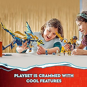 LEGO NINJAGO Elemental Dragon vs. The Empress Mech 71796 Building Toy Set, Features a Dragon, Mech, Ninja Flyer and 6 Minifigures, Gift for Boys and Girls Ages 9+ Who Love Ninja Warriors