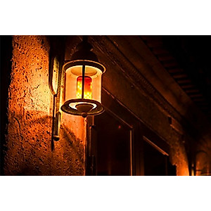 MINTSSOUL LED Flame Effect Fire E26 Light Bulbs,Creative with Flickering Emulation Lamps,Simulated Nature Fire in Antique Lantern Atmosphere for Holiday Hotel/Bars/Home Decoration Restaurants