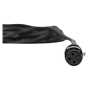 Rockville RCXFM30E-B 30 Foot Female to Male XLR Mic Cable Black 100% Copper