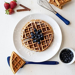 GIR: Get It Right Premium Silicone Spatula Turner - Non-Stick Heat Resistant Flip Spatula for Pancakes, Eggs, Cooking, Baking, and Mixing | Mini - 11 IN, Teal