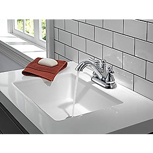 Delta Faucet Haywood Centerset Bathroom Faucet Chrome, Bathroom Sink Faucet, Drain Assembly, Chrome 25999LF