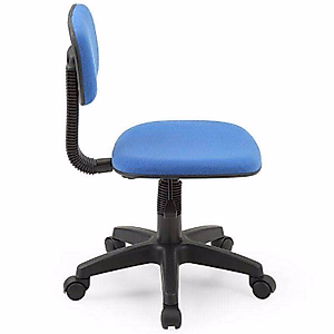 JTSQ Adjustable Height Swiveling Task Chair in Blue Gaming Chair Office Chair Gaming Desk Computer Chair High Chair Home Office Desk Chairs Office Chairs Home Office Office Furniture Swivel chai