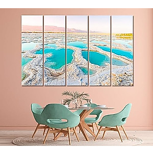 Dead Sea Coast Canvas Print 1 Panel / 36x24 inches