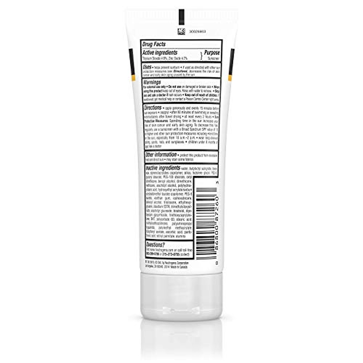 Neutrogena Sensitive Skin Sunscreen Lotion with Broad Spectrum SPF 60+, Water-Resistant, Hypoallergenic & Oil-Free Gentle Sunscreen Formula, 3 fl. oz (Pack of 3)