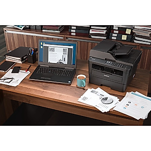 Brother MFC-L27 30DW All-in-One Wireless Monochrome Laser Printer, 2.7” Color Touch, 36ppm, Automatic Duplex (2-Sided), Durlyfish